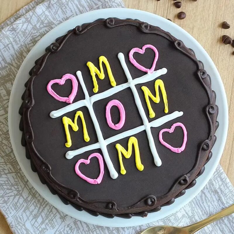 Happy MOM Celebration Cake - Bakings