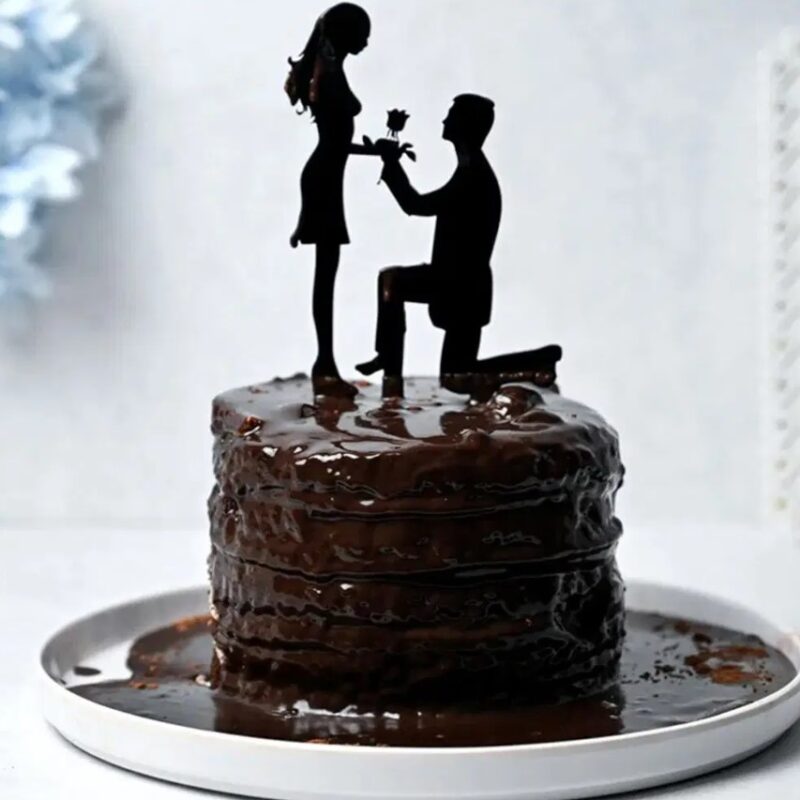 Chocolaty Proposal Pull Up Cake - Bakings