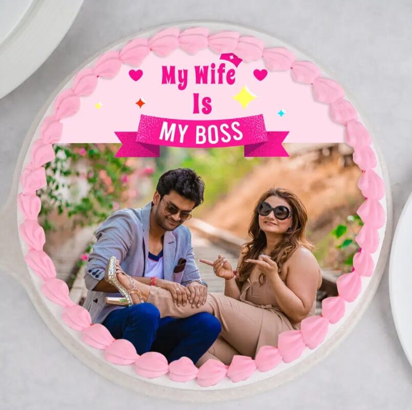 Boss Lady Celebration Photo Cake - Bakings