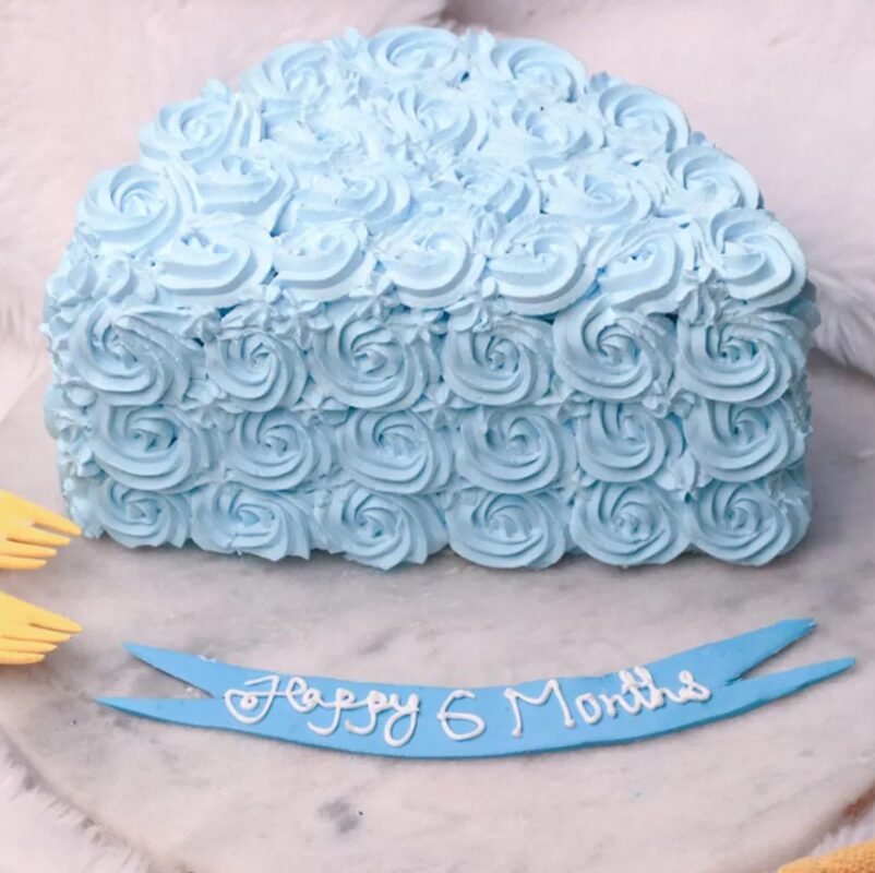 Blue Lagoon Half Cake - Bakings